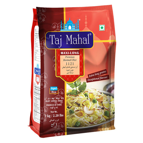Taj Mahal Maxi Long Basmati Rice 1 kg - ZingStreet Co.,Ltd