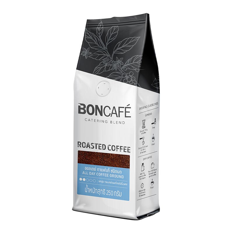 BonCafe Roasted Coffee – All Day Coffee Ground 250g - ZingStreet Co.,Ltd