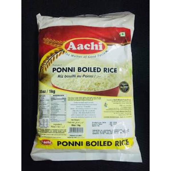 Aachi Ponni Boiled Rice 1kg - ZingStreet Co.,Ltd